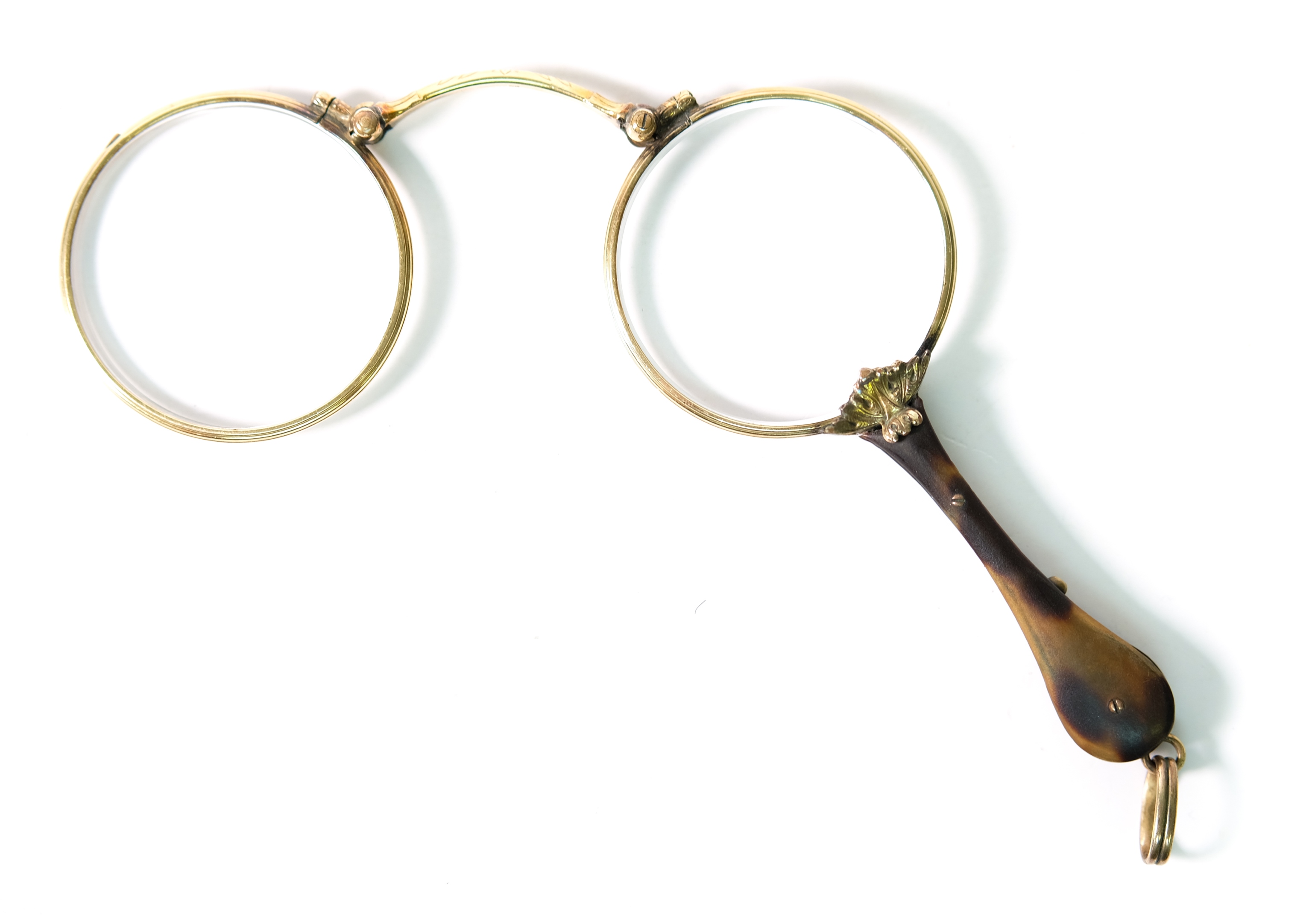 Early 20th 18k Yellow Gold Lorgnette Opera Glasses - Stamped | Antiques ...