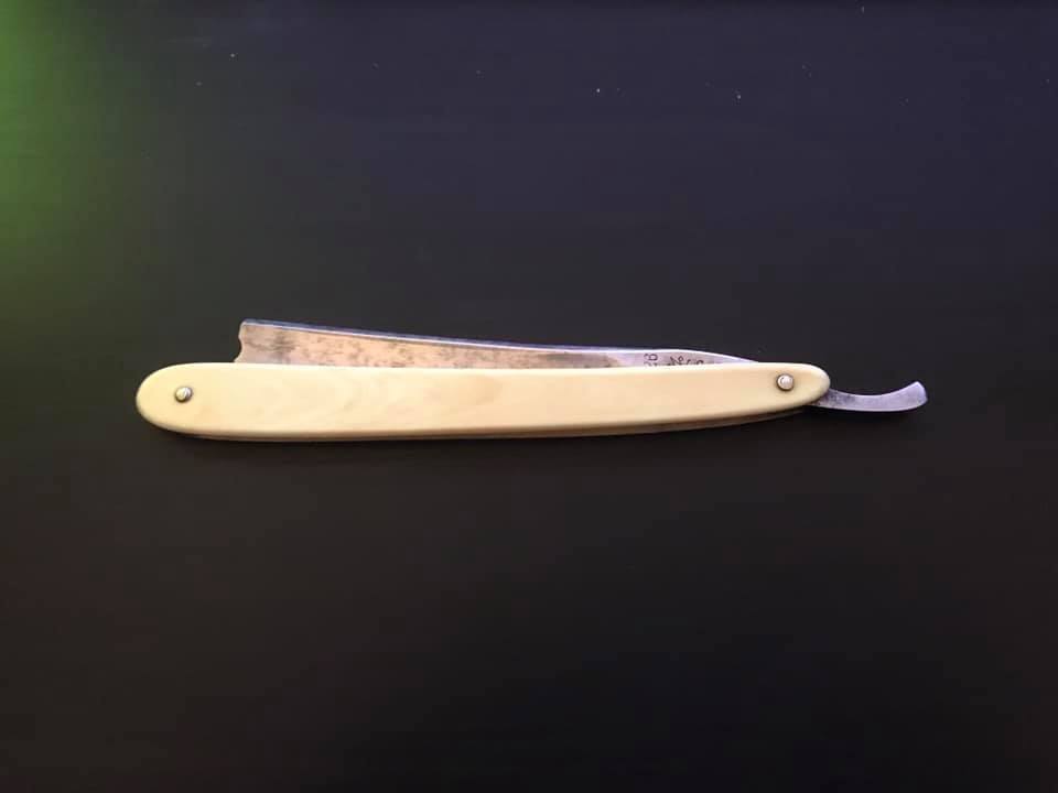 C. Von Eigen Ivory-Scaled Straight Razor (Ca. 1910) | Antiques Board