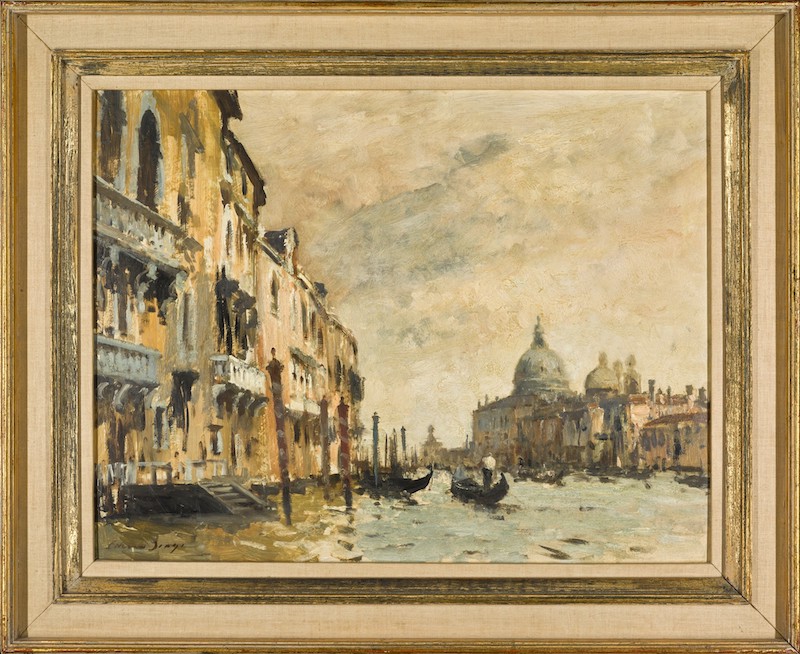 Grand Canal painting- Artist? | Antiques Board
