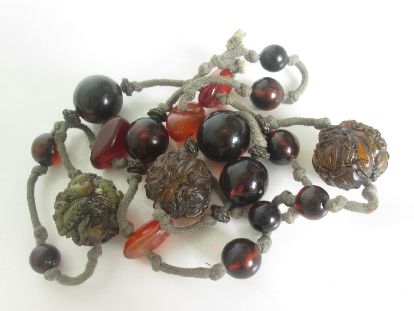 carved plastic japanese ojime beads ? | Antiques Board