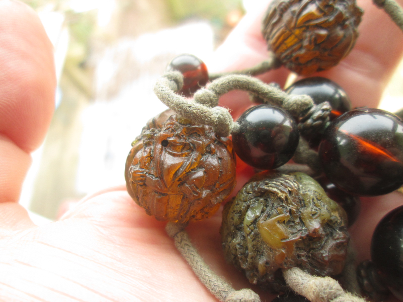 carved plastic japanese ojime beads ? | Antiques Board