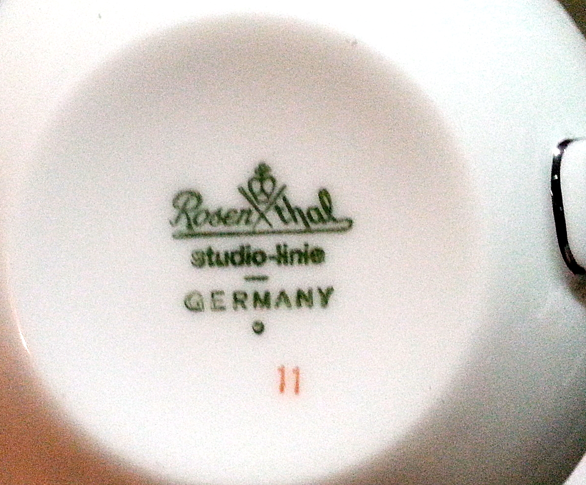 My latest purchase. .Rosenthal TAC 02 Platinum Tea Set. Value ...