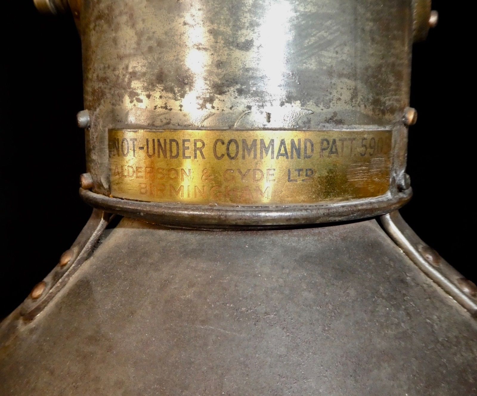 "Not Under Command" Ship's Lantern ? | Antiques Board