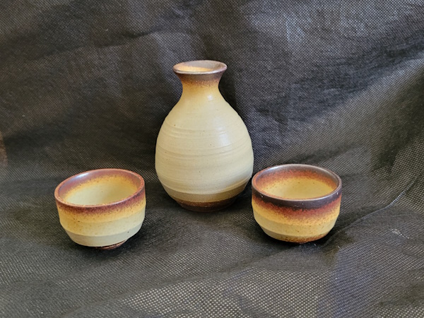 Japanese Pottery Sake Set | Antiques Board
