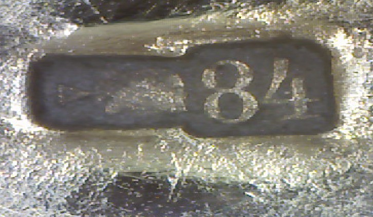 84 silver hallmark | Antiques Board
