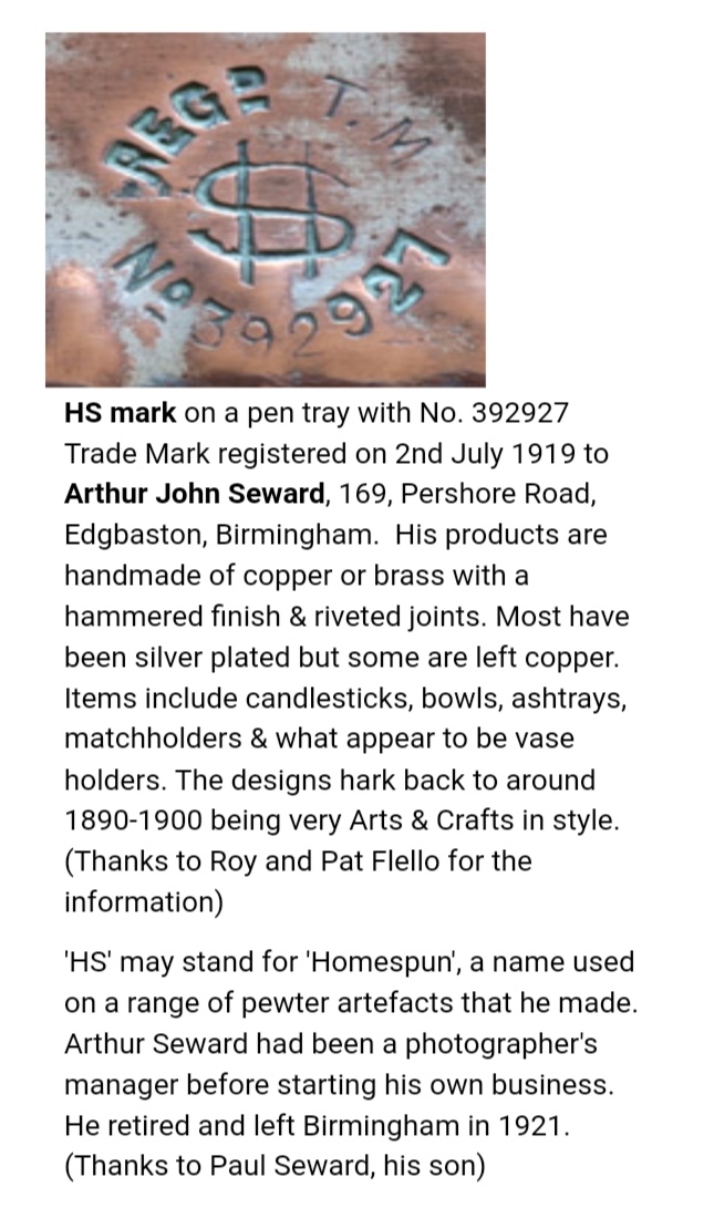 Stamped S Mark | Antiques Board