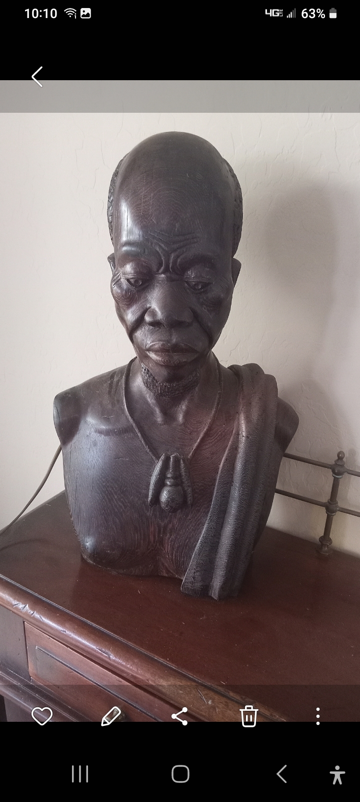 African chief sculpture | Antiques Board