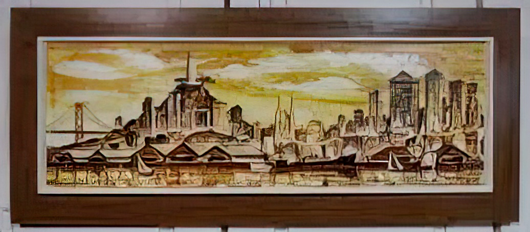 California Artist Frederick Colbus San Francisco Bay painting ...