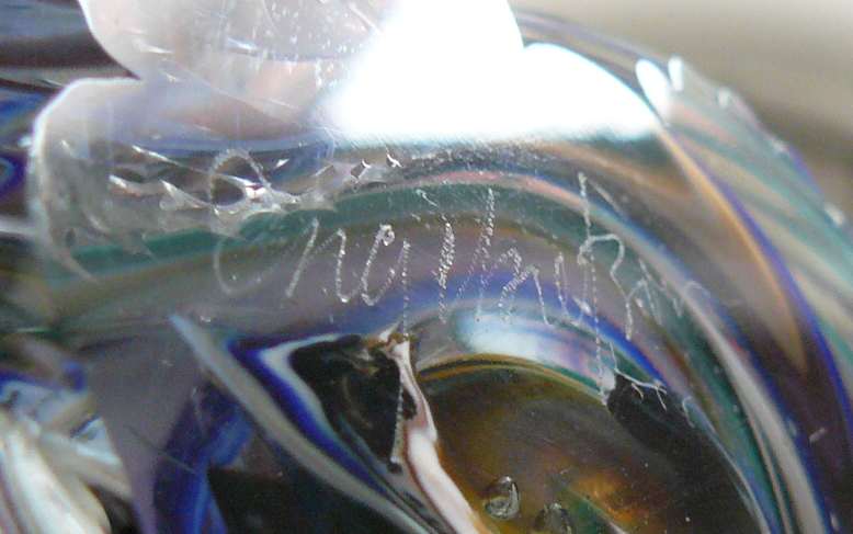 Signed paperweight ... any hope with signature? | Antiques Board