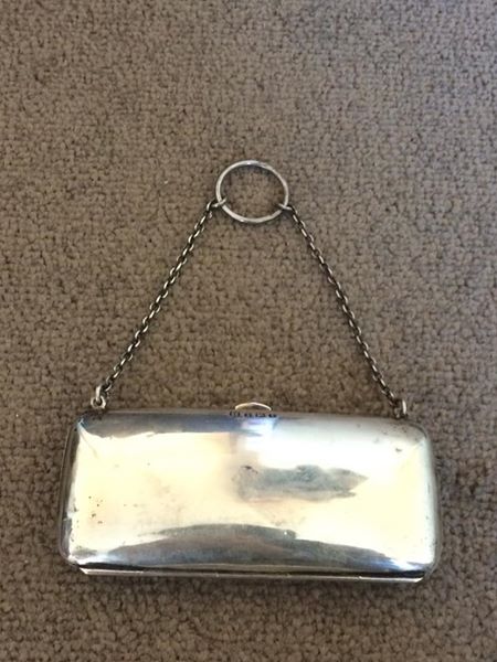 Sterling Silver Change Purse (B'ham, 1918). | Antiques Board