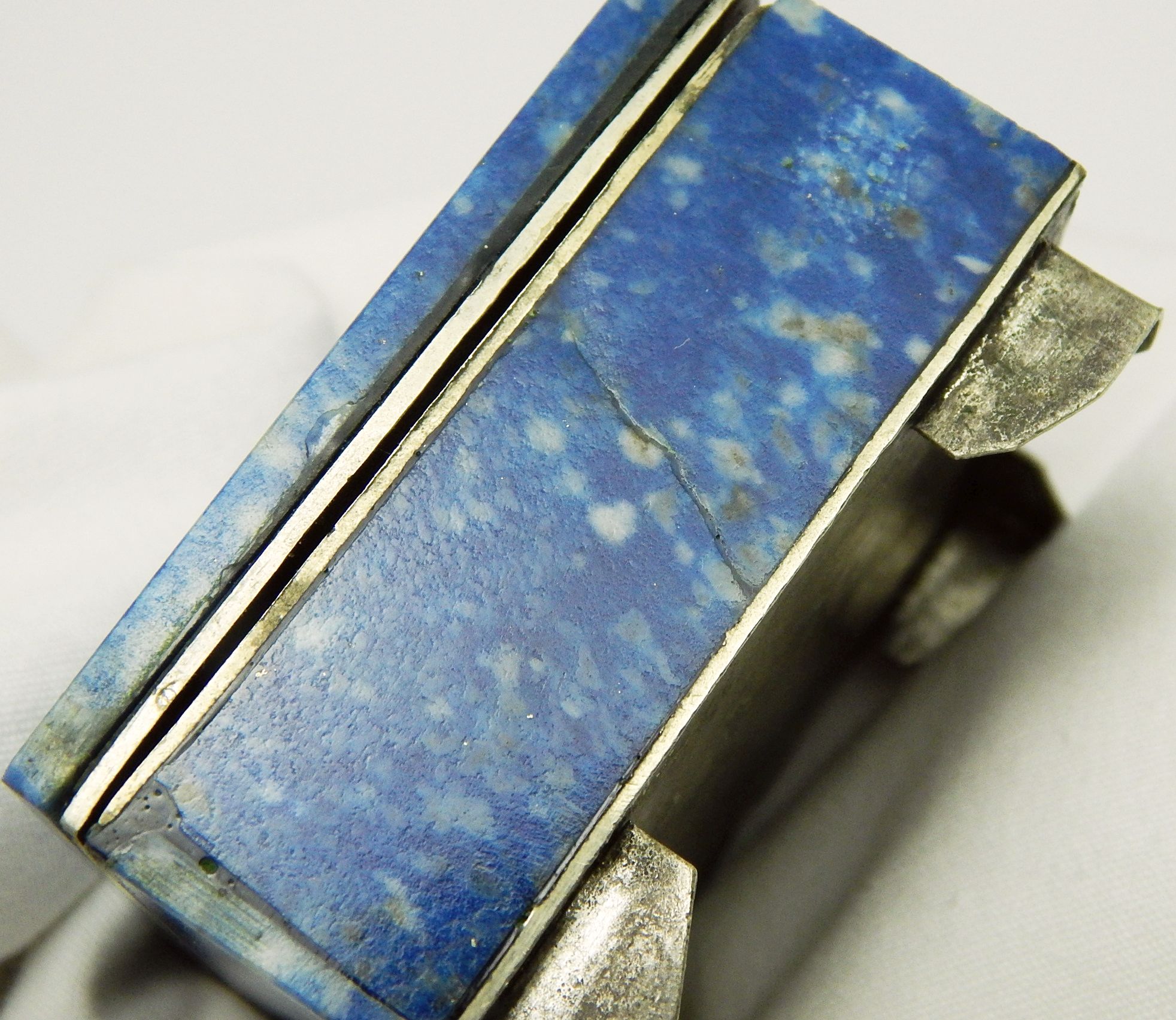 Origin of little blue stone box | Antiques Board