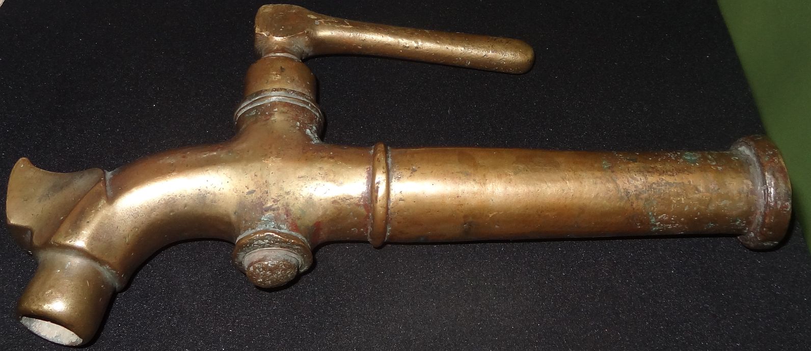 Large early brass spigot | Antiques Board