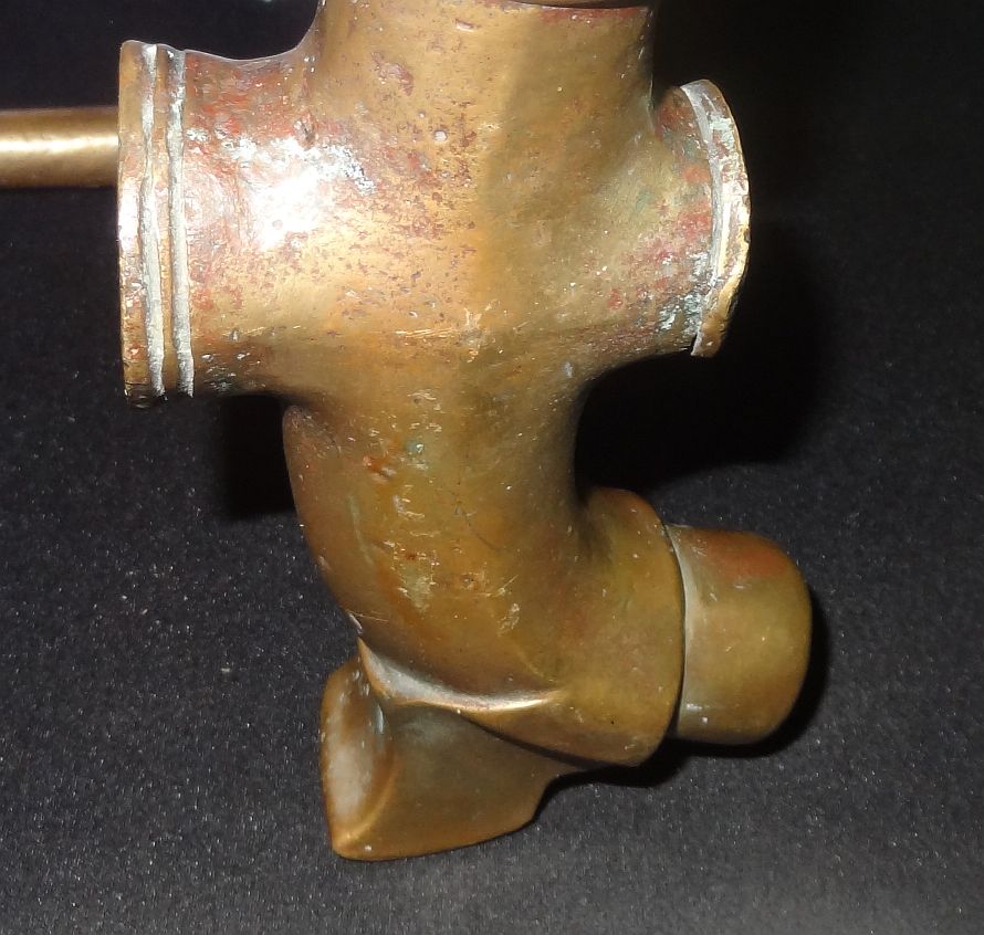 Large early brass spigot | Antiques Board