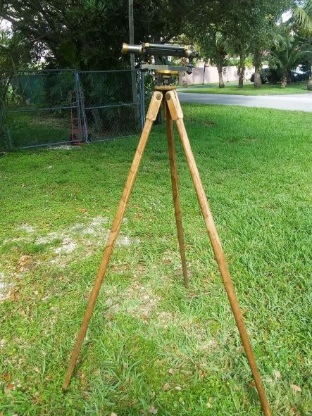 Any info on antique (civil war?) surveyor's lever & tripod? | Antiques ...
