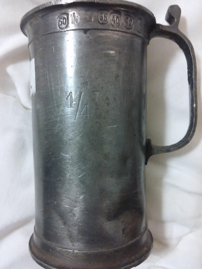 Old German Pewter Tankard | Antiques Board