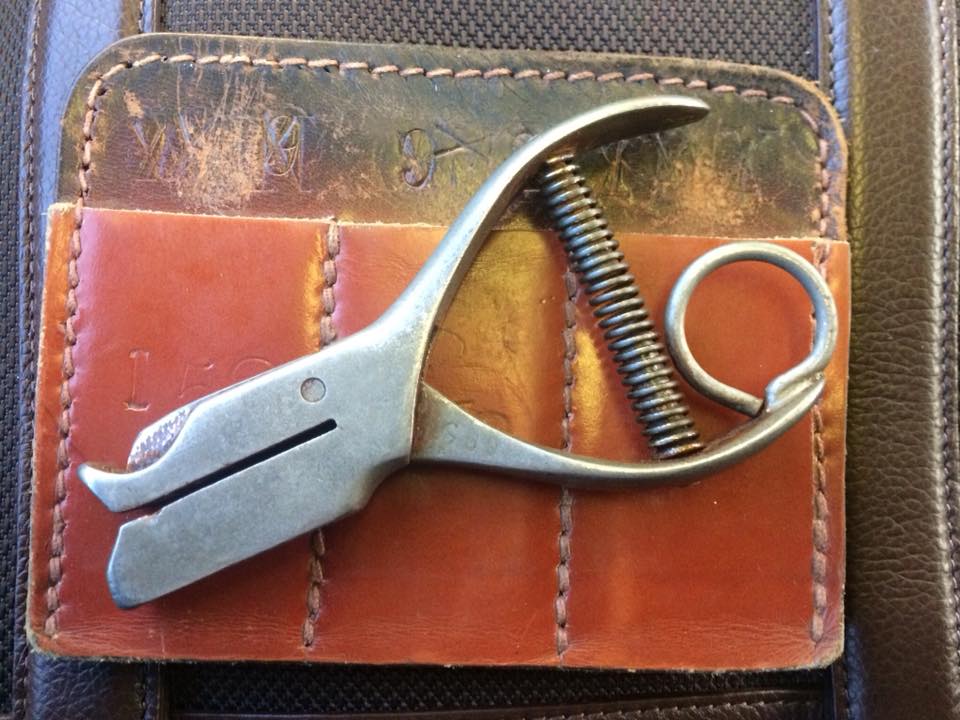 "Tickets, please!" - Antique Ticket-Punch and Ticket Board | Antiques Board