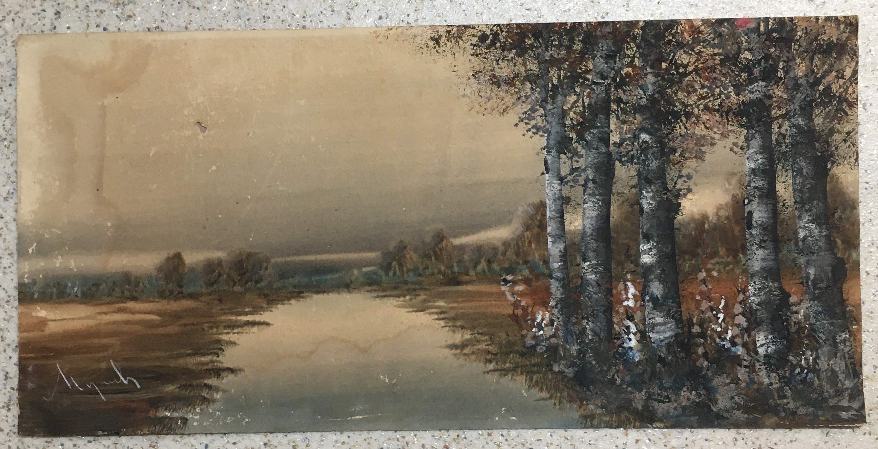 Pleases Help Identify this Old Painting / Artist Signature | Antiques Board