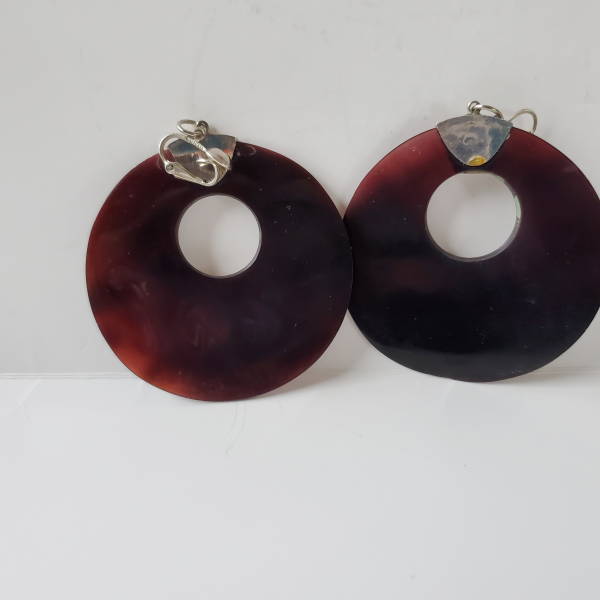 Tortoise Shell Real Faux? And Sterling Earrings | Antiques Board