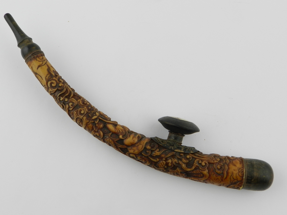 Antique Asian Ceremonial Smoking Pipe | Antiques Board