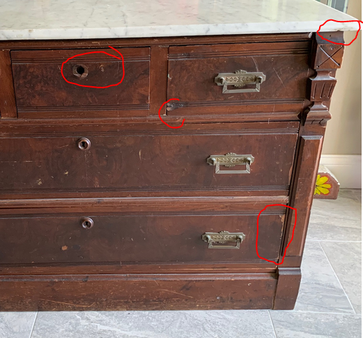 Locking Dresser | Antiques Board
