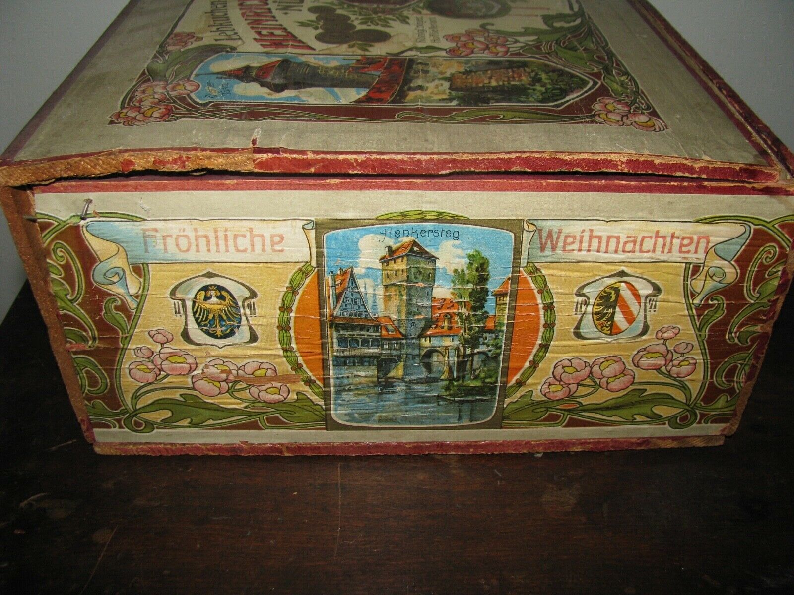German wooden box | Antiques Board