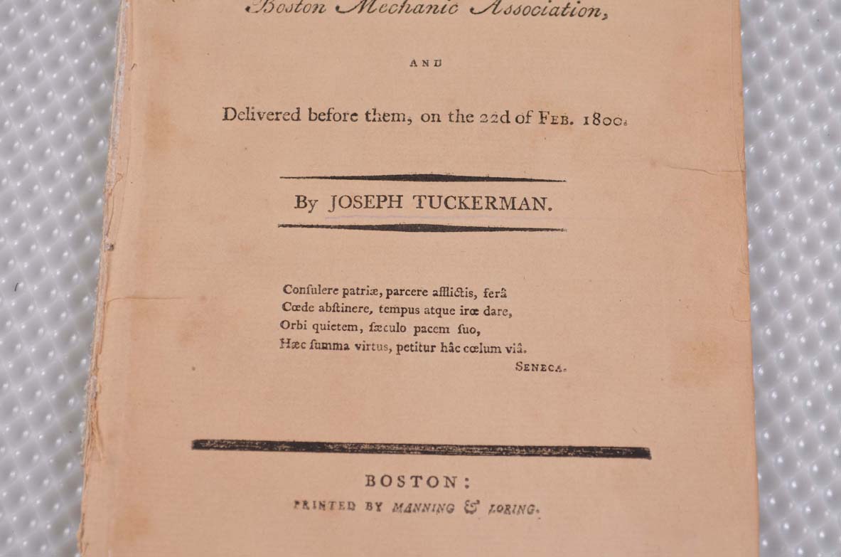 1800 George Washington Funeral Oration | Antiques Board