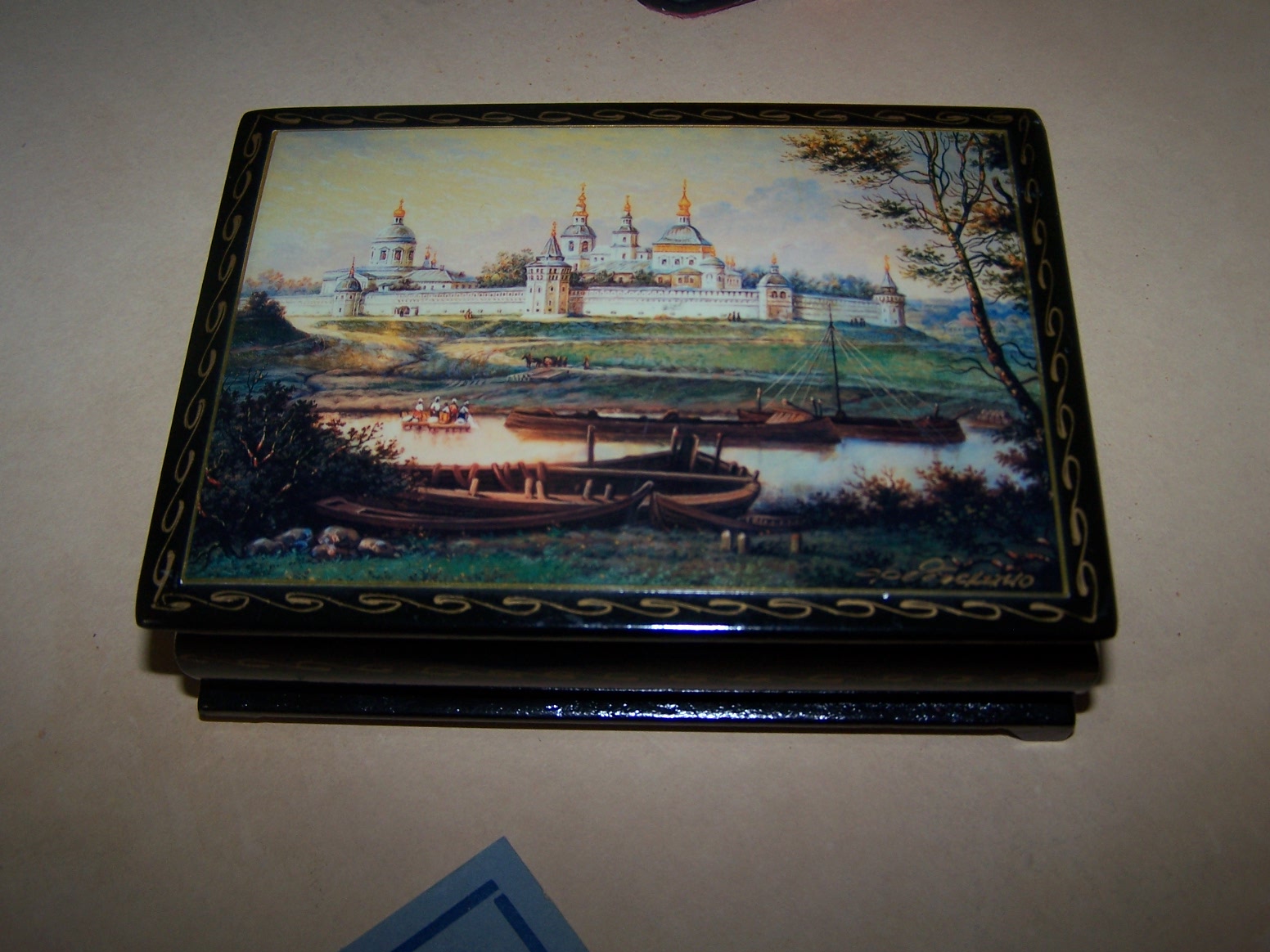 Russian Lacquer box signed? worth having repaired? | Antiques Board