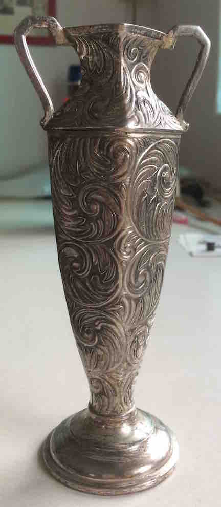 who made this silver plated vase? | Antiques Board