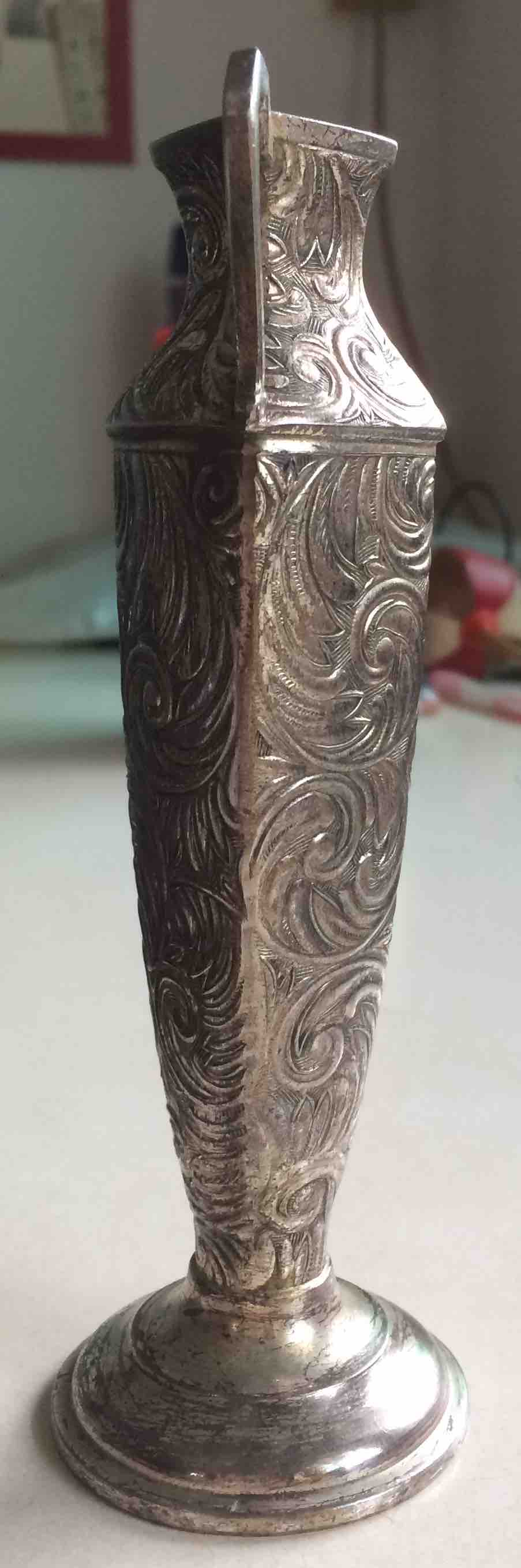 who made this silver plated vase? | Antiques Board
