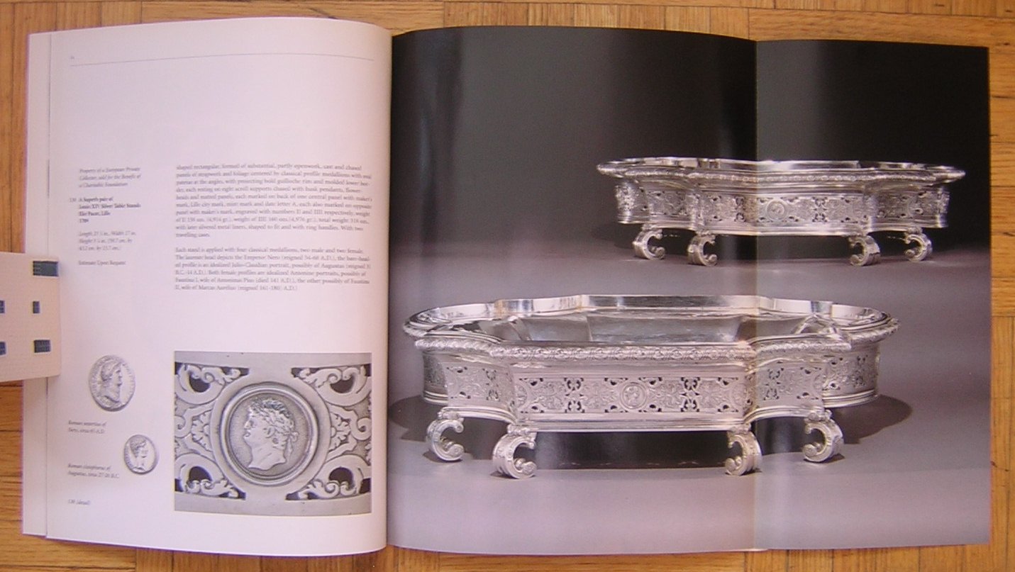 Give Away: Sotheby's 1997 Louis XIV Silver Table Stands Single Subject ...