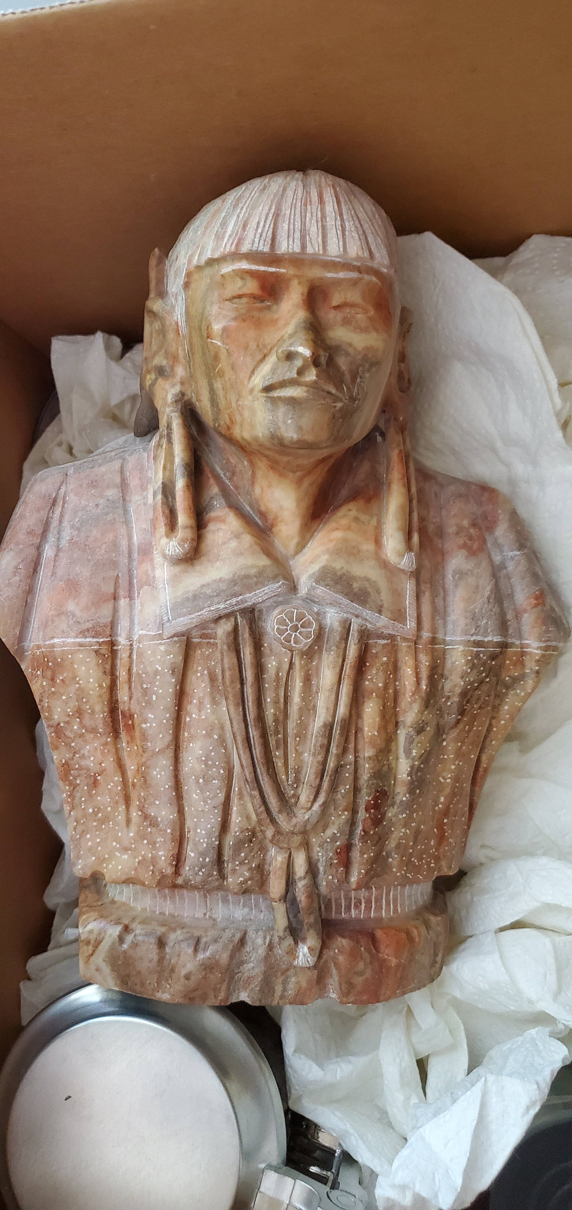 Alabaster sculpture | Antiques Board