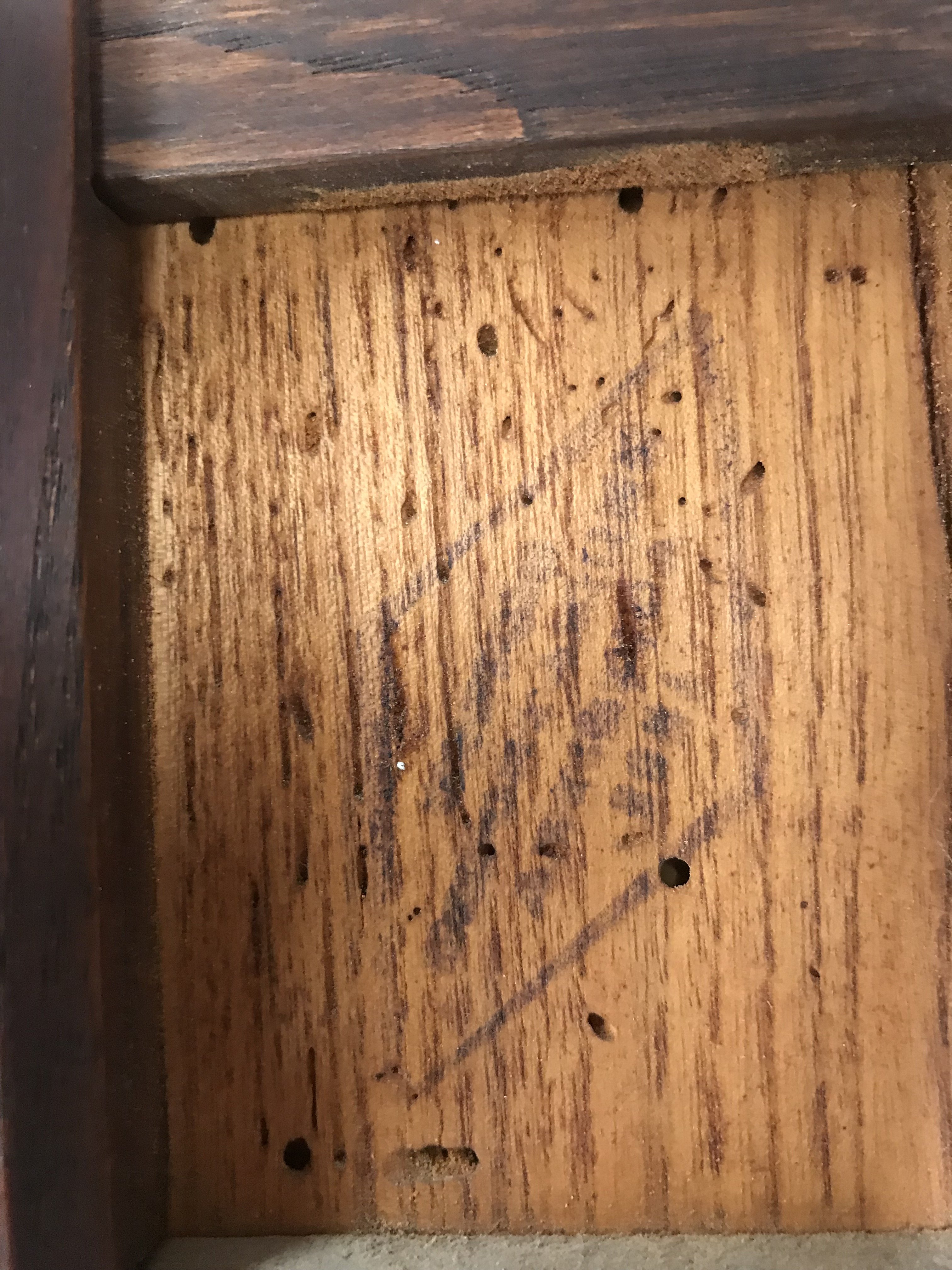 back of panel painting | Antiques Board
