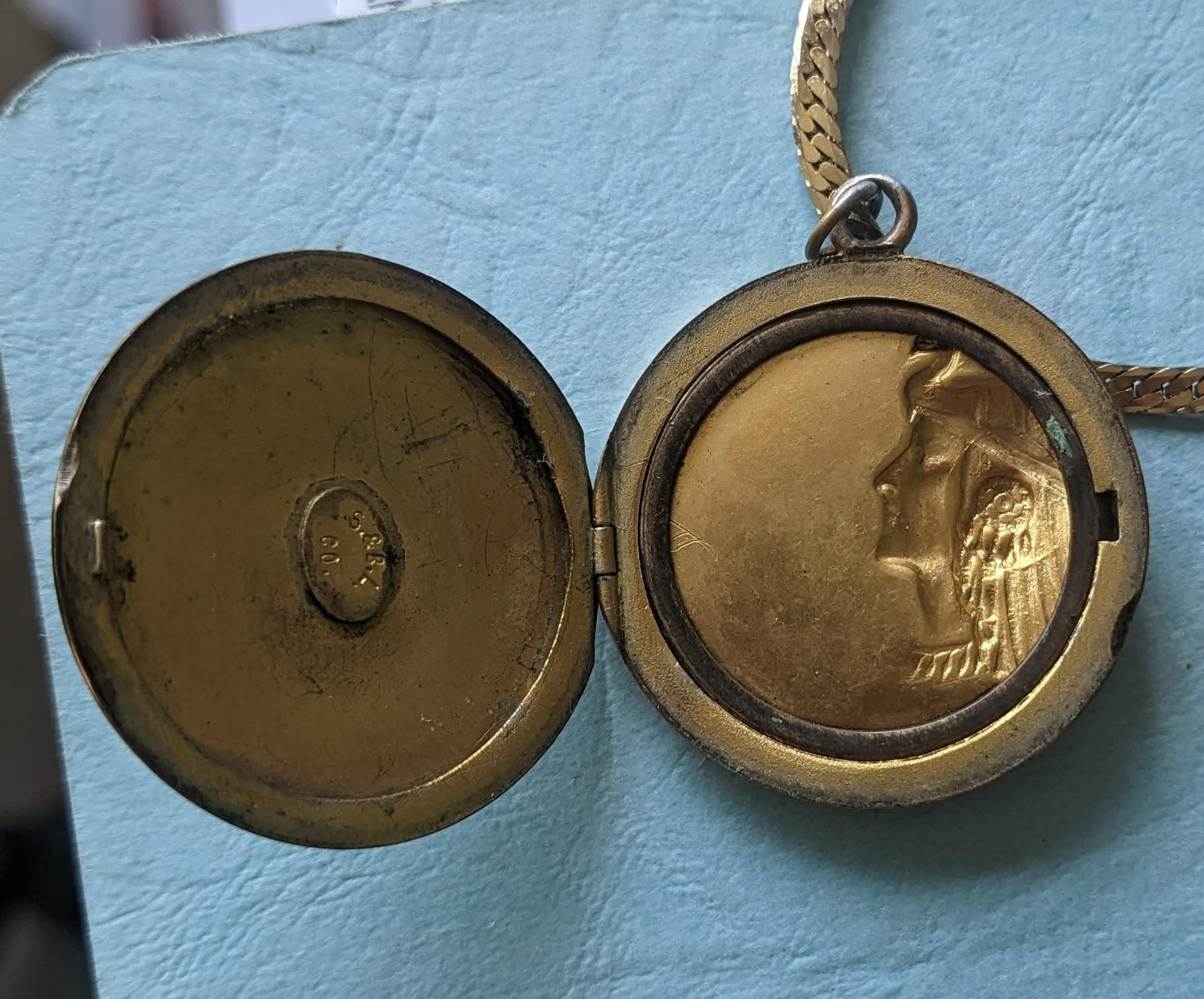 inside locket | Antiques Board