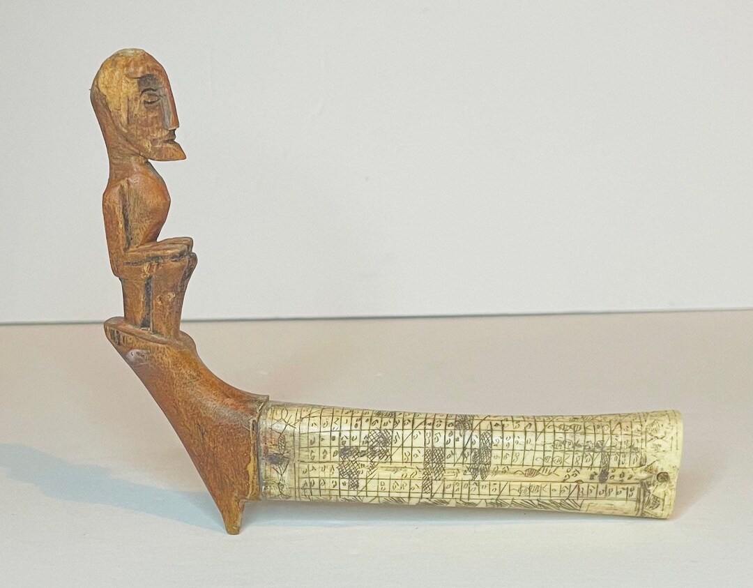 Mammalian Rib Bone; Calendar or Map? Inscribed Both Faces | Antiques Board
