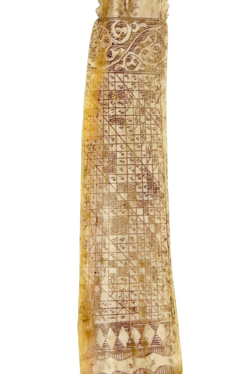Mammalian Rib Bone; Calendar or Map? Inscribed Both Faces | Antiques Board