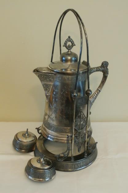 1894 Pairpoint silver plate tilt water pitcher | Antiques Board